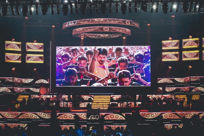 Few stills from Vijay’s Mersel Audio Launch