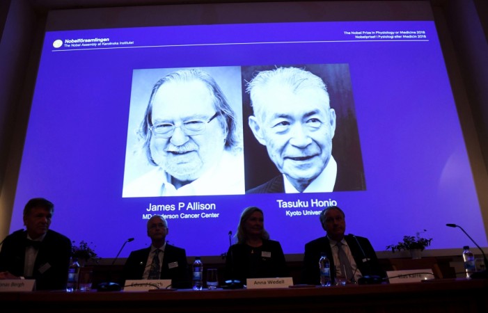 2018 Nobel Medicine Prize awarded for cancer research - IBTimes India