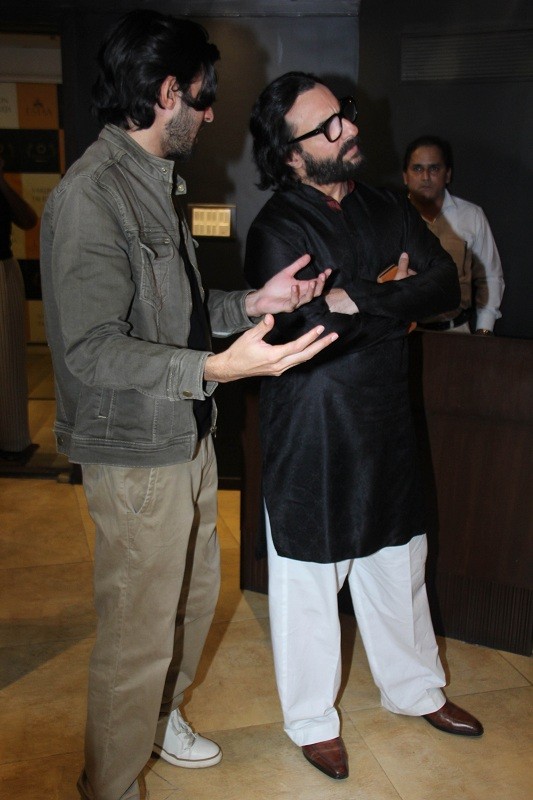 Saif Ali Khan and Dia Mirza attend wildlife photographer Shaaz Jung's ...