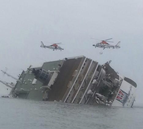 South Korean Ship Sinks: 2 Dead, 290 Missing as Ferry with Students ...