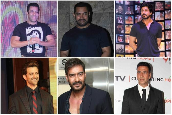 Find Out What Films Shah Rukh Aamir Salman Ajay Devgn Akshay Kumar