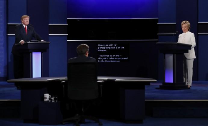 US Election 2016 final presidential debate in pictures: Donald Trump ...