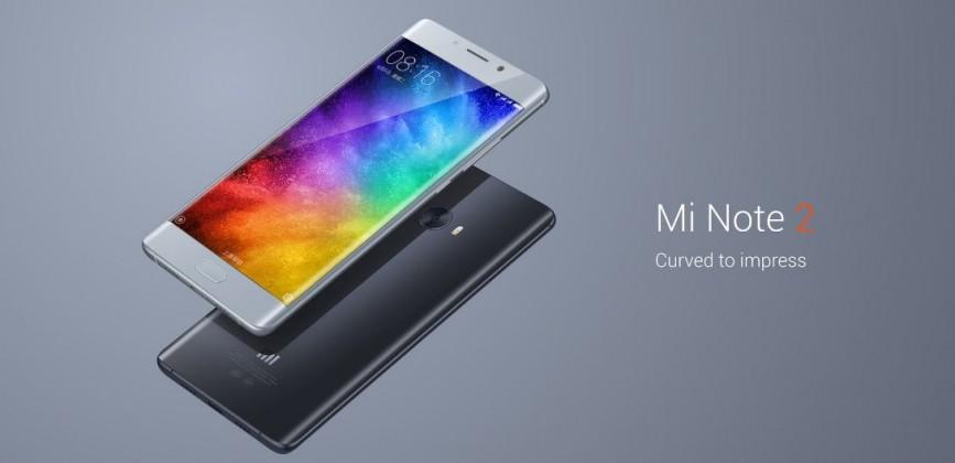 Xiaomi launches Mi Note 2, concept phone Mi Mix with edgeless display ...