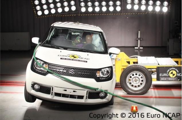 Suzuki Ignis gets 3 stars in Euro NCAP crash test; safety pack version ...