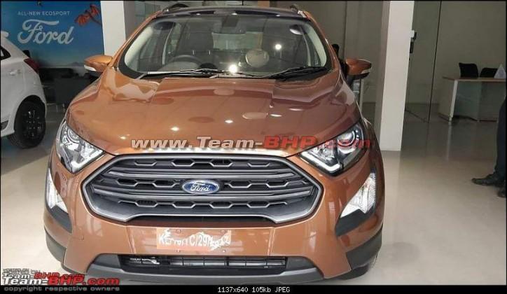 2018 Ford EcoSport Titanium S India launch: All we know so far ...