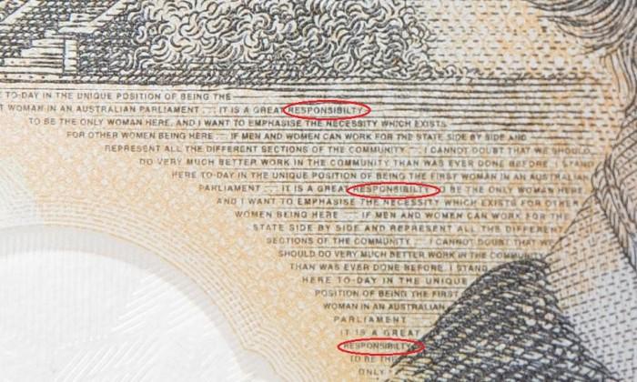 Embarrassing typo on millions of Australian currency notes leaves ...