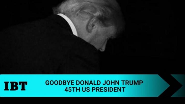 Netizens bid befitting farewell to Donald Trump on his last day as the ...