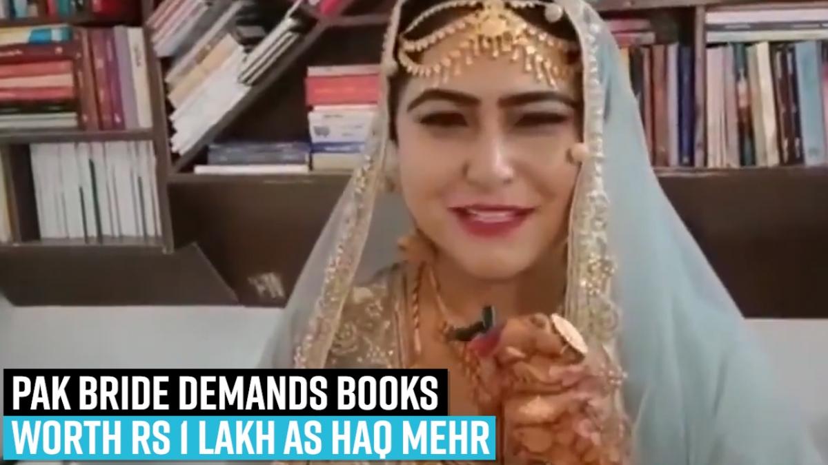 PAK bride demands books worth Rs 1 Lakh as Haq Mehr, netizens think it ...