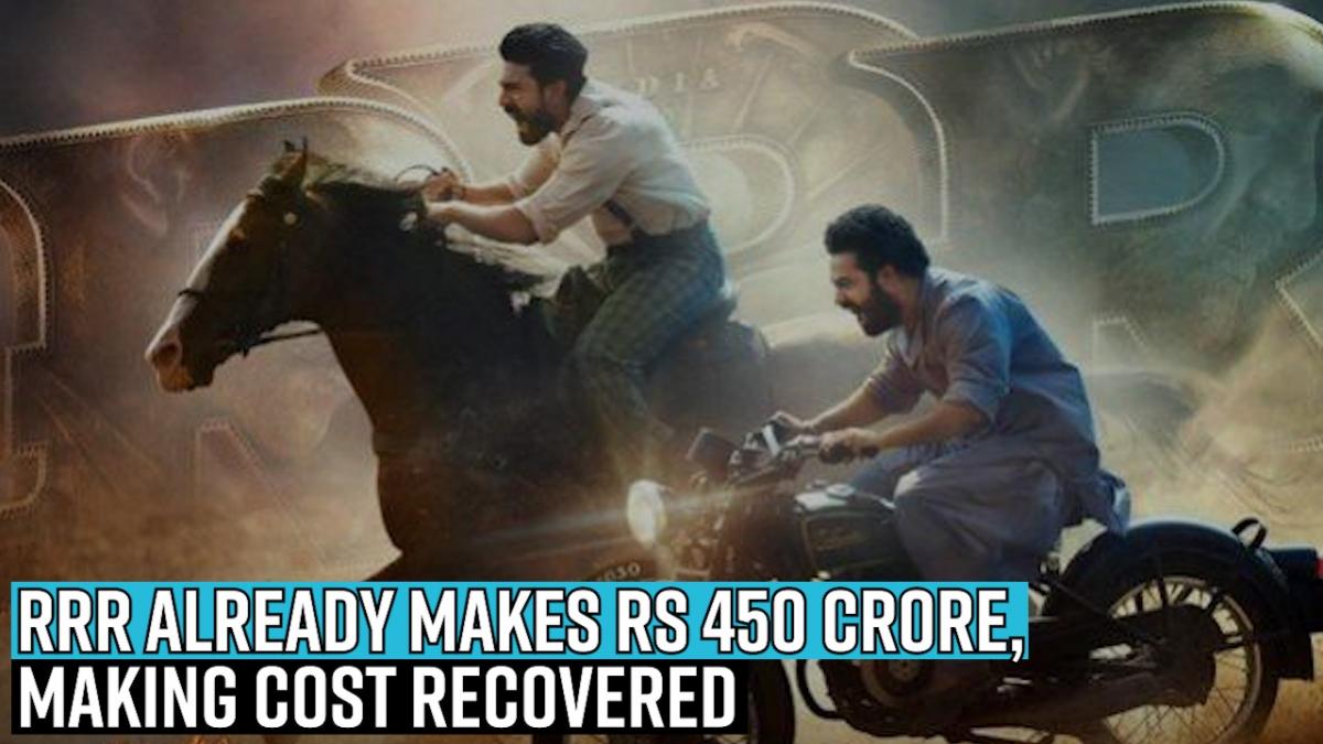 RRR makes Rs 450 crore by selling streaming right, making cost ...