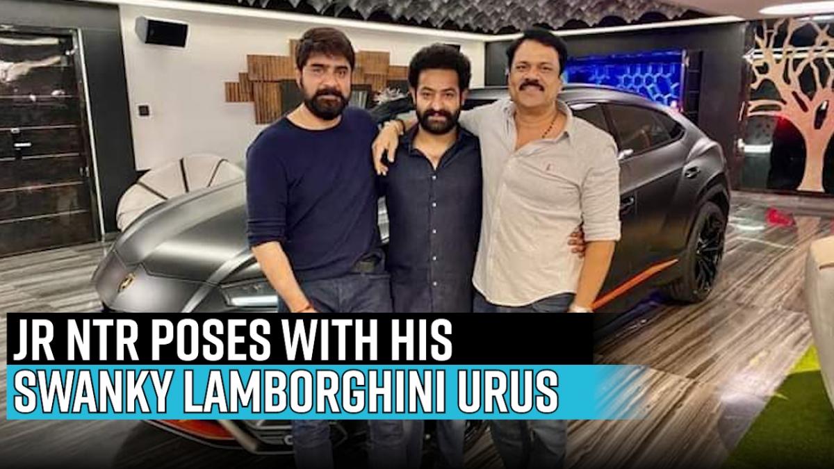 Telugu actor NTR gets delivered with his brand new Lamborghini Urus ...