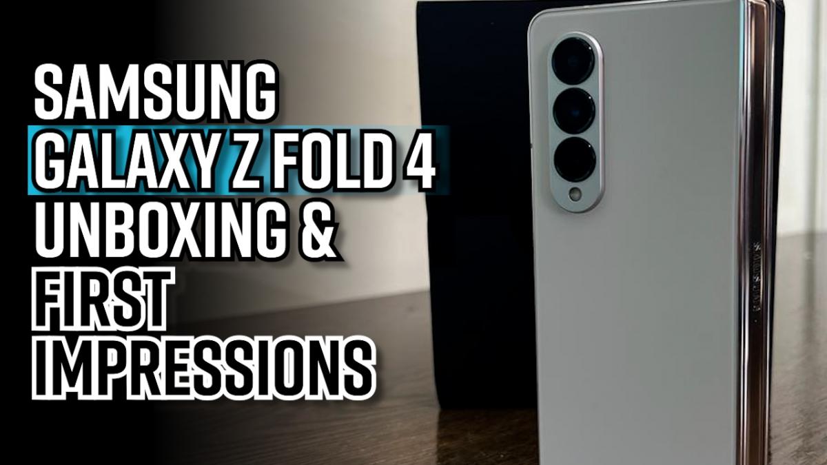 Samsung Galaxy Z Fold 4: Unboxing & first impressions - IBTimes India