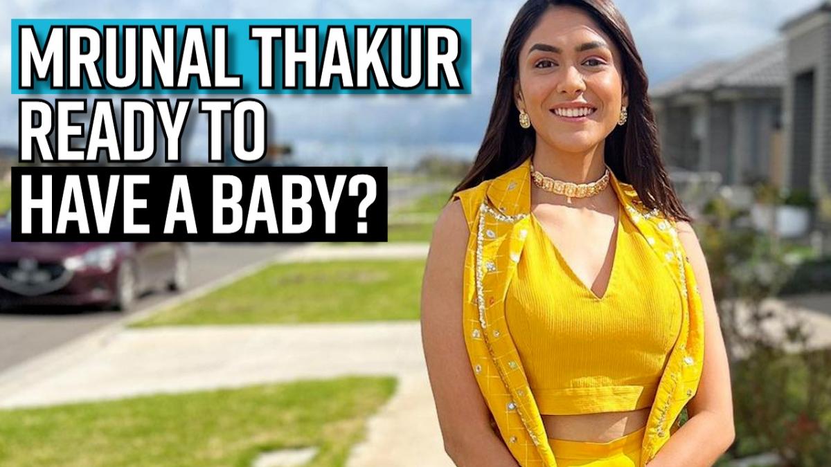 Mrunal Thakur ready to embrace motherhood? Mother fine with her being a ...