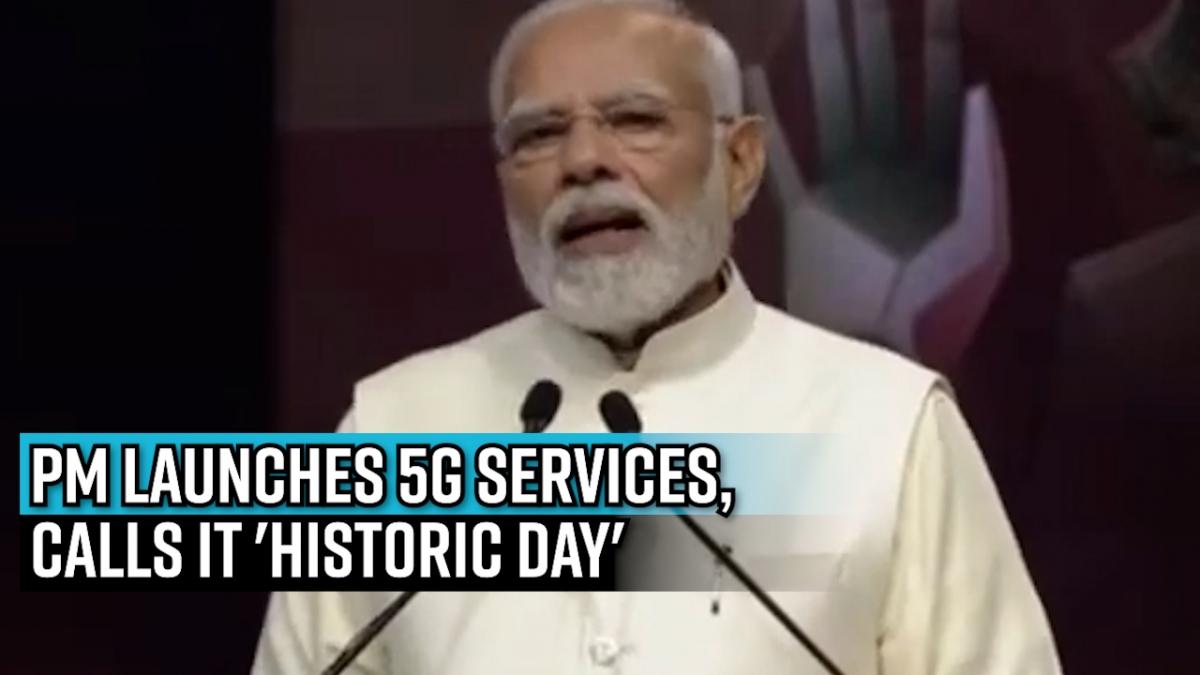 PM Modi launches 5G in India; drives 5G-enabled remote car, experiences ...