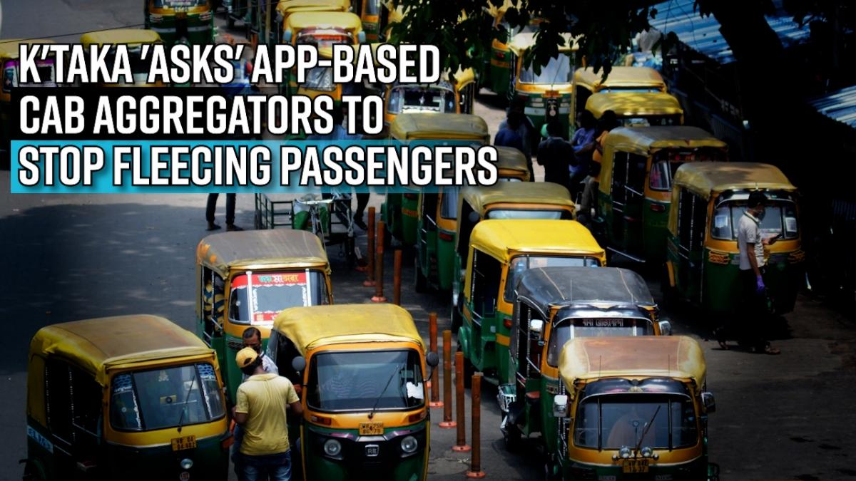 Exorbitant charges: K'taka asks app-based cab aggregators to stop auto ...