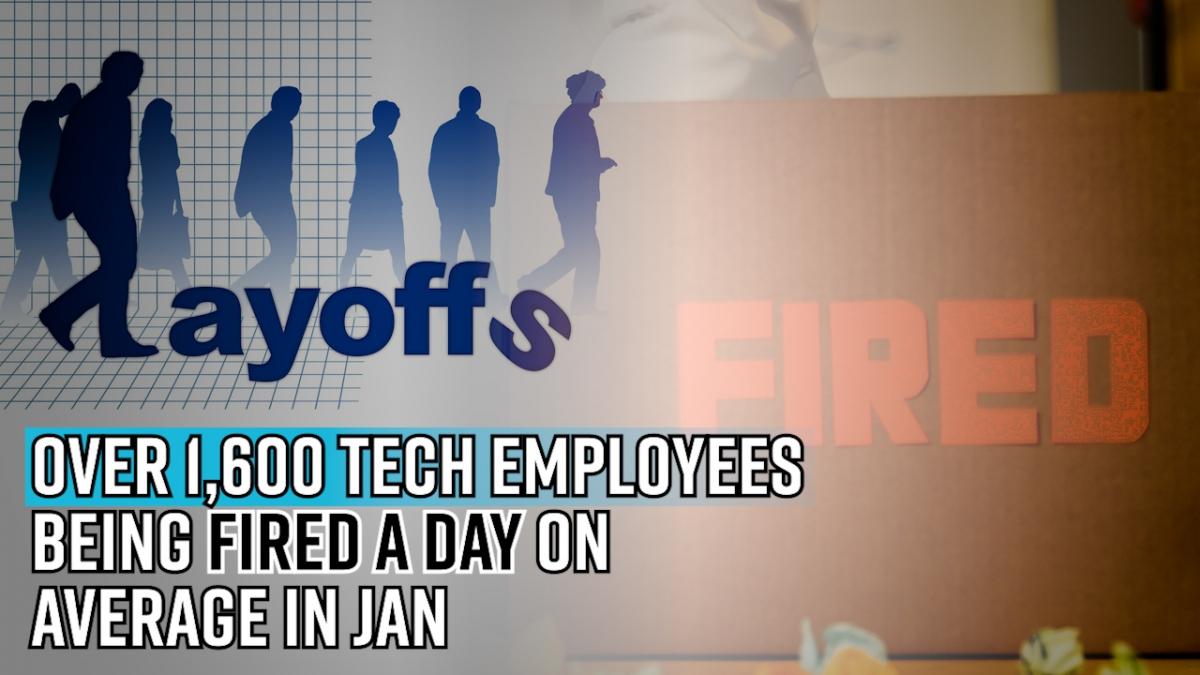 Over 1,600 tech employees being fired a day on average in Jan - IBTimes ...