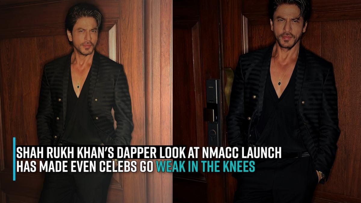 Shah Rukh Khan's dapper look at NMACC launch goes viral, netizens feel ...