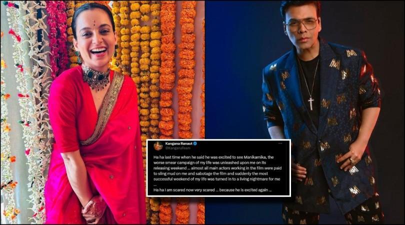 Last Time He Was Excited Kangana Ranaut Slams Karan Johar For