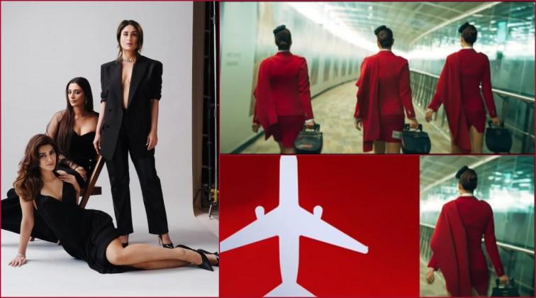 The Crew Teaser: Kareena Kapoor, Kriti Sanon, Tabu shine as flight ...