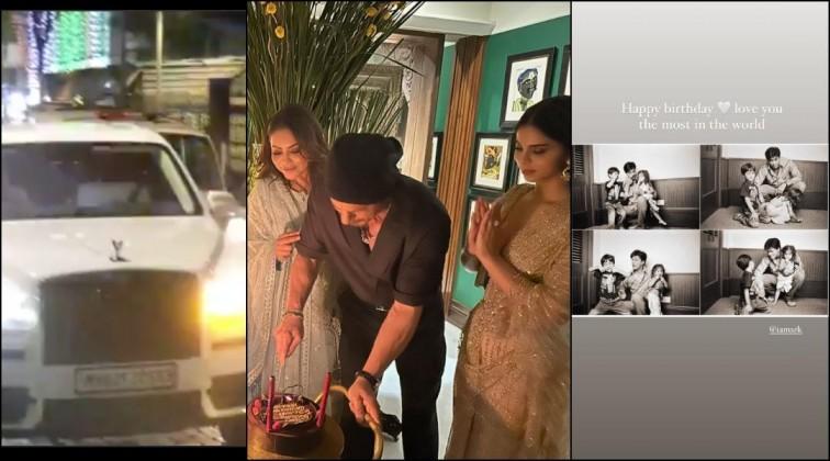 Shah Rukh Khan offers prayers at Bal Gandharva Rang Mandir; celebrates ...