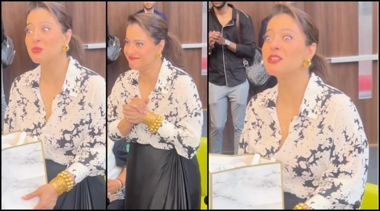 'I don't need it': Kajol refuses ladoos at event, her expression draws ...
