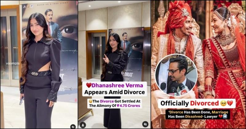 Dhanshree Verma makes first public appearance after divorce; avoids ...