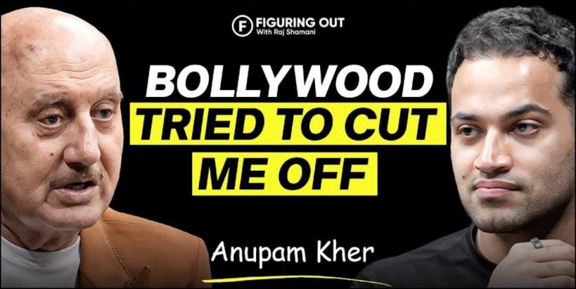 "He's fake": Anupam Kher calls out Raj Shamani for editing out his ...