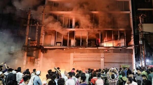 Violence erupts in Bangladesh after death of radical leader Sharif ...