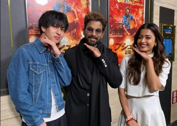 "Pushpa 2: The Rule" promotion in Japan: Allu Arjun interacts with Fans ...