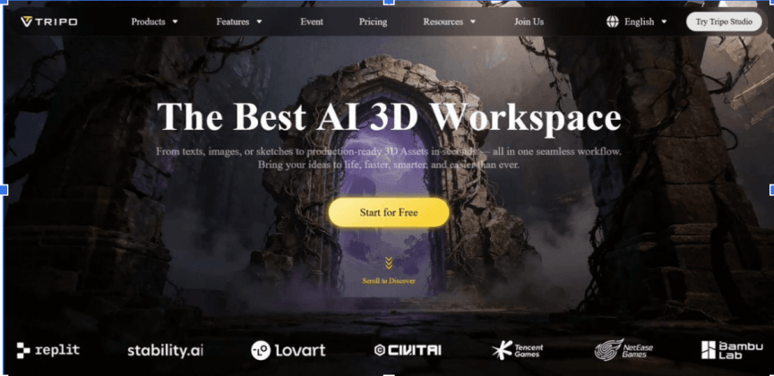 Tripo Studio: The All-in-One AI 3D Model Generator for Creators ...