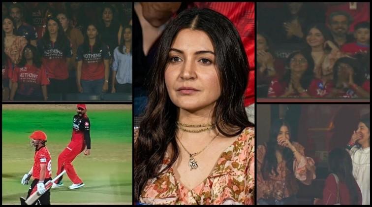 IPL 2026: Anushka Sharma's hair flip as she cheers for Virat Kohli ...