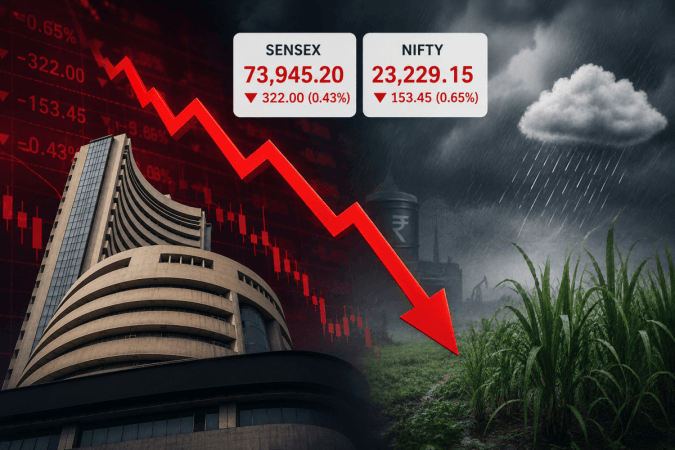 Sensex, Nifty Start Lower as Weak Monsoon Forecast Triggers Caution ...