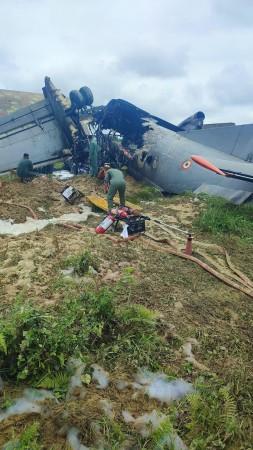IAF AN-32 bursts into flames after landing in Assam's Jorhat - IBTimes ...