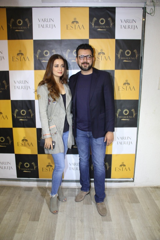 Saif Ali Khan and Dia Mirza attend wildlife photographer Shaaz Jung's ...