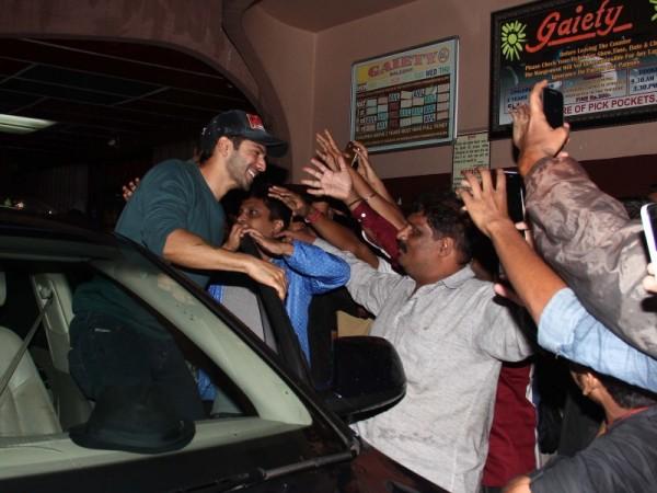 Varun Dhawan and Shraddha Kapoor spotted at Gaeity Galaxy Bandra ...