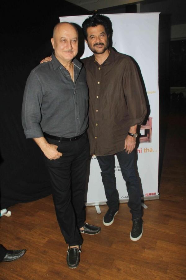 Salman Khan, Parineeti, Aditya, Vidya, Anil watch Anupam Kher's play ...