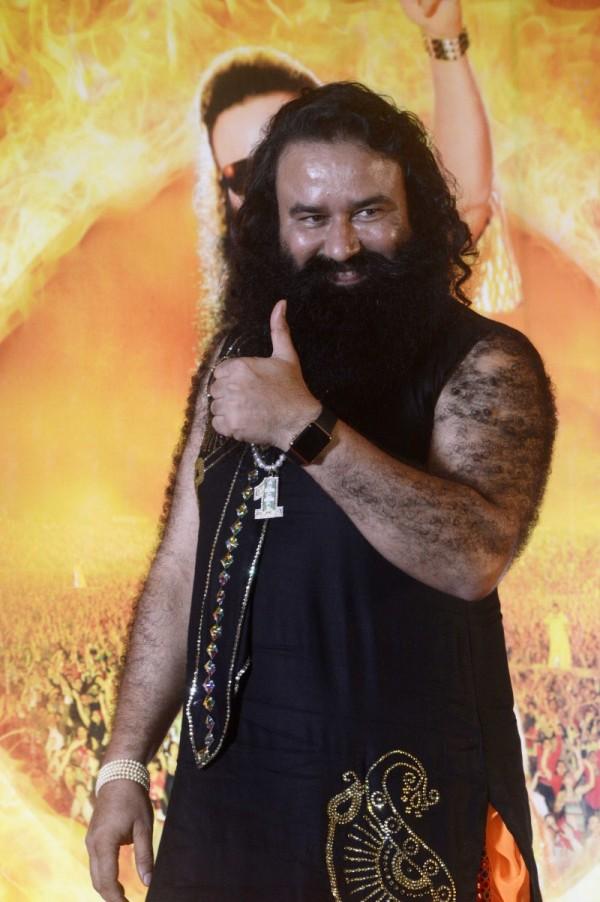 Gurmeet Ram Rahim Singh at Music Launch of the film 'MSG 2' The ...