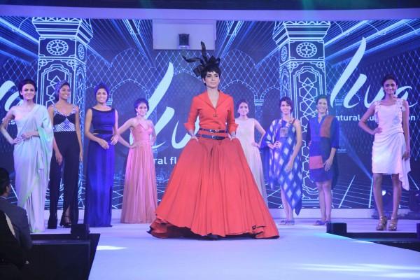 Kangana Ranaut During the Launch of LIVA Brand by Birla Cellulose ...