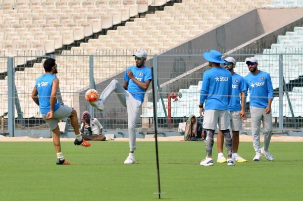 India vs West Indies World T20 warm up: Dhoni, Kohli, Raina during ...