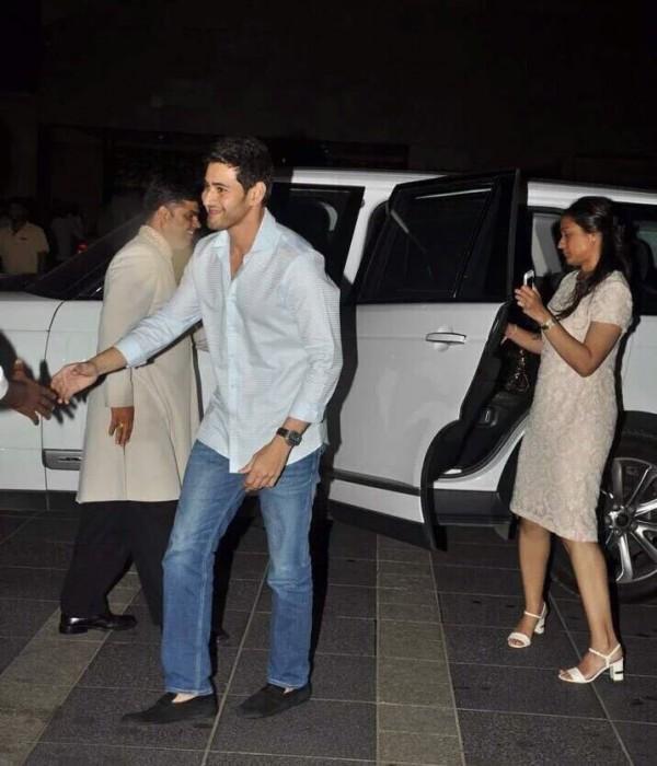 Mahesh Babu, Ravi Teja, Akhil Akkineni at Chiranjeevi Birthday Bash ...