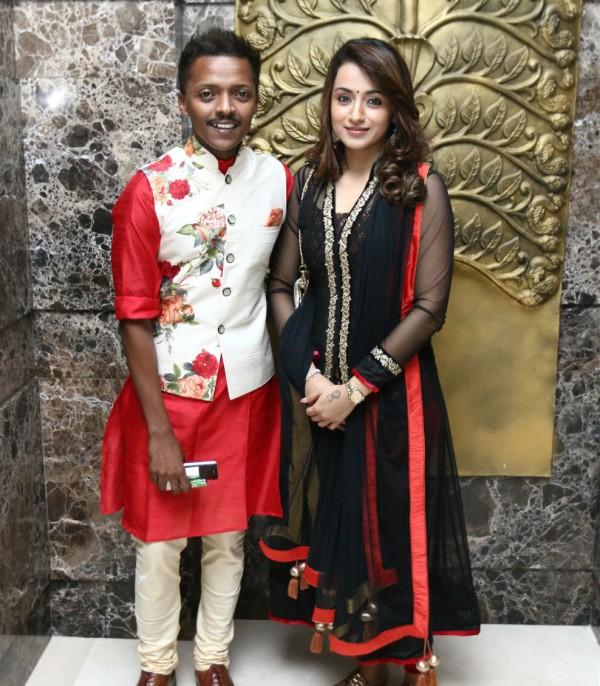 Jayam Ravi, Latha Rajinikanth, Sneha, Trisha at Raadhika Sarathkumar's ...