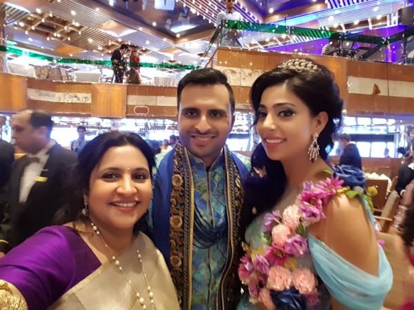 Star-studded wedding on international luxury cruise: Indywood Founder ...