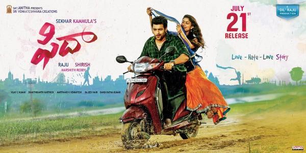 Varun Tej and Sai Pallavi's Fidaa movie poster - Photos,Images,Gallery ...