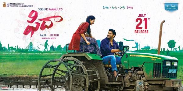Varun Tej and Sai Pallavi's Fidaa movie poster - Photos,Images,Gallery ...