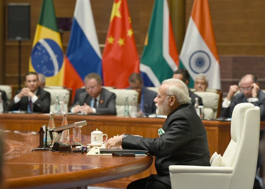 Narendra Modi at Plenary Session of BRICS Summit 2017 - Photos,Images ...