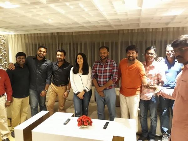 Suriya and Jyothika at Magalir Mattum success party - Photos,Images ...