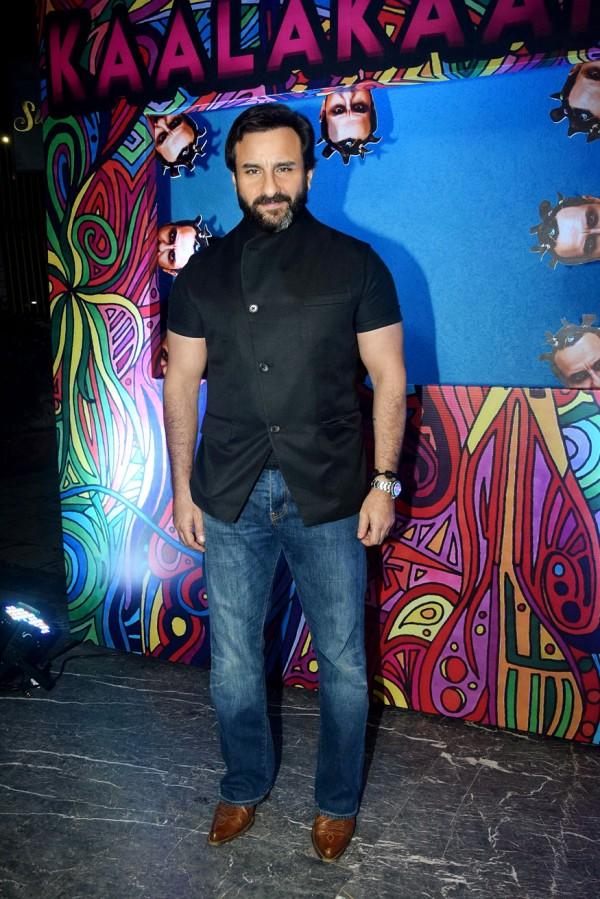 Saif Ali Khan, Isha Talwar, Akshay Oberoi at Kaalakaandi Trailer Launch ...