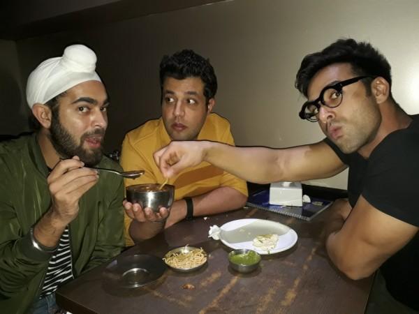 The Fukra's celebrate the release of Fukrey Returns at a local Bandra ...