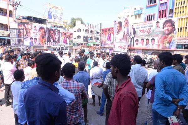 Gayatri mania: Mohan Babu fans euphoric over movie release - Photos ...