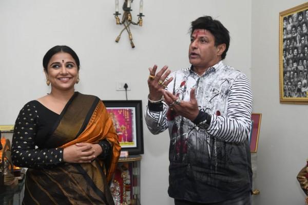 NTR biopic: Vidya Balan, Nandamuri Balakrishna visit NT Rama Rao's ...