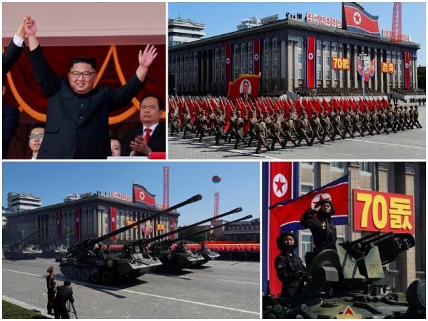 North Korea goes all out celebrating the 70th anniversary in Pyongyang ...